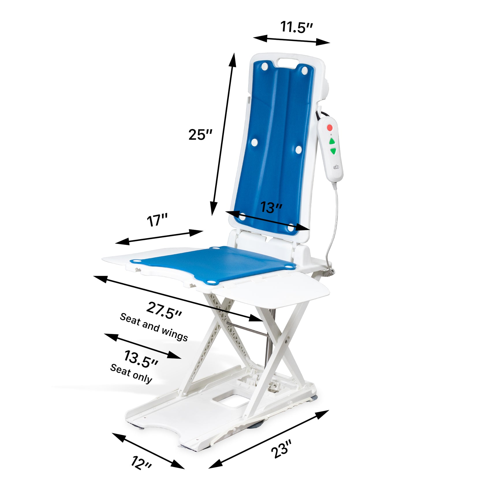 BathLyft Battery Operated Bath Lift Chair | SolutionBased