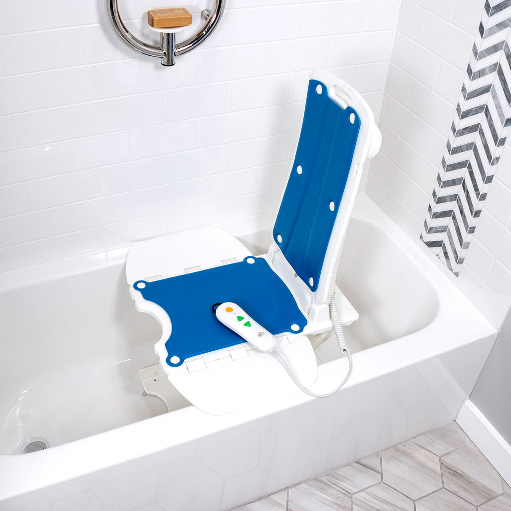 BathLyft Battery Operated Bath Lift Chair | SolutionBased