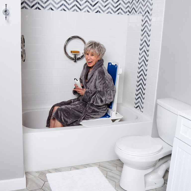 BathLyft Battery Operated Bath Lift Chair | SolutionBased