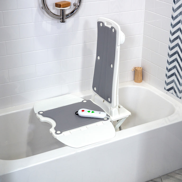 BathLyft Battery Operated Bath Lift Chair | SolutionBased